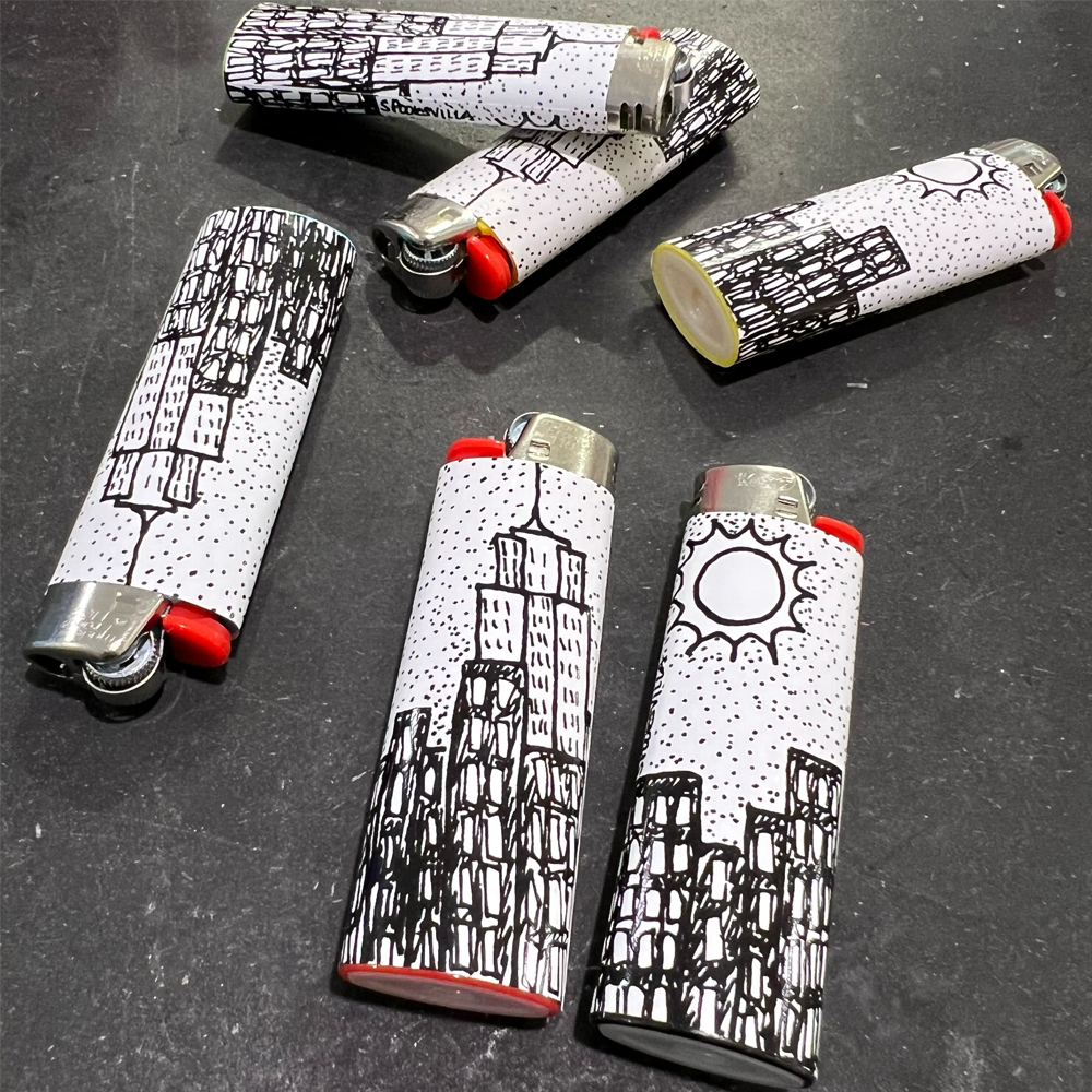 Lighter Art With Sharpie